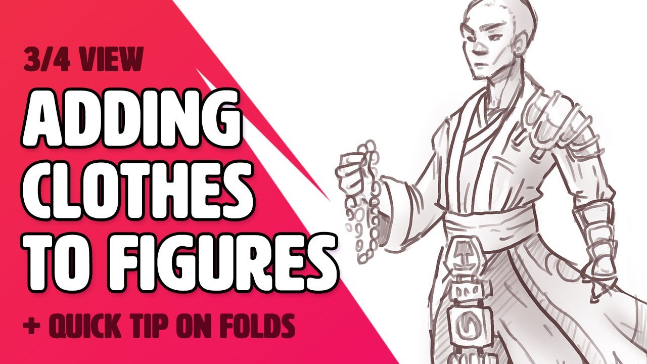 How to clothes your figures (using reference) - YouTube