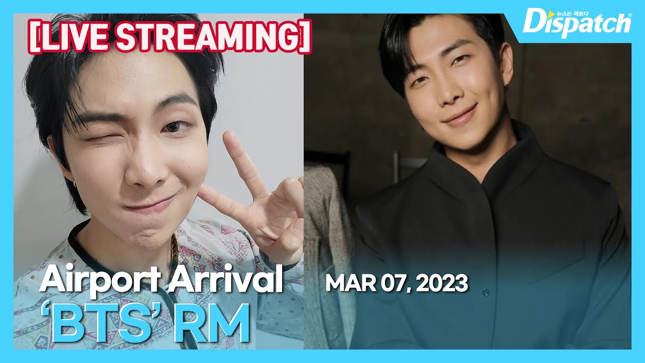 [LIVE] 알엠(방탄소년단), "인천국제공항 입국" l RM(BTS), "ICN INT Airport Arrival" [공항] - YouTube