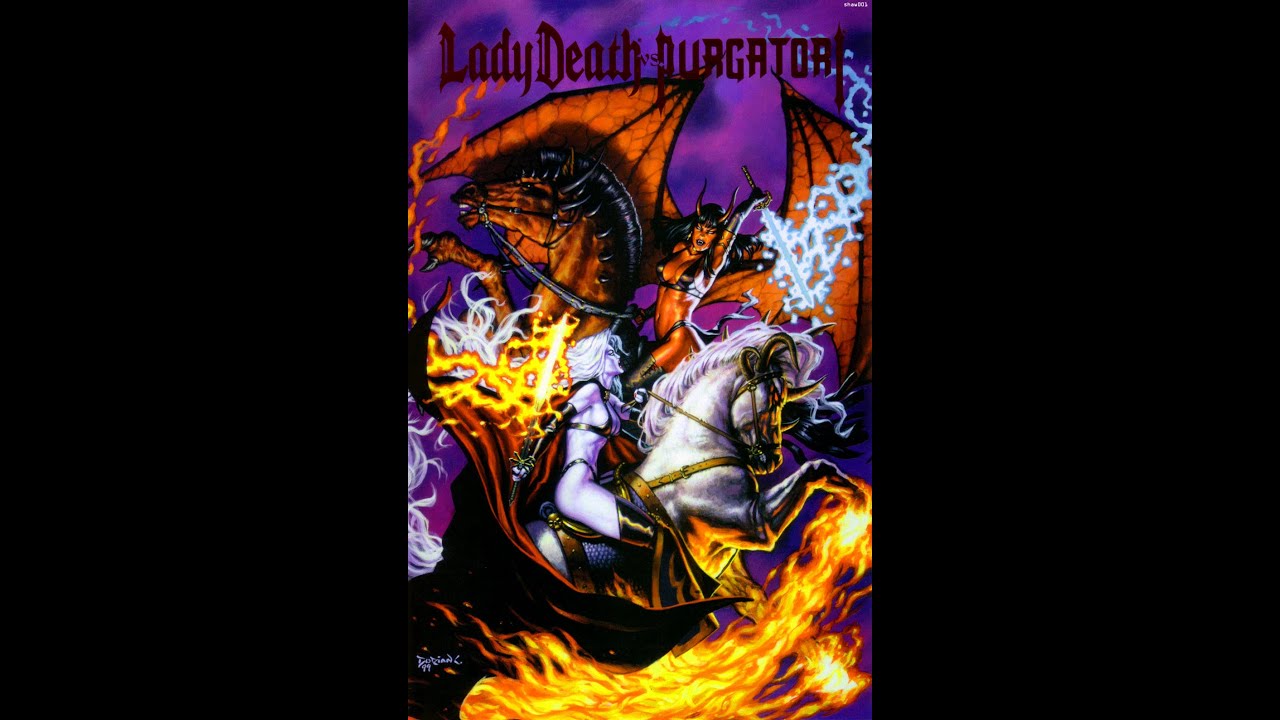 LADY DEATH VS. PURGATORI ONE-SHOT REVIEW. Bloody, vulgar and sexy ...