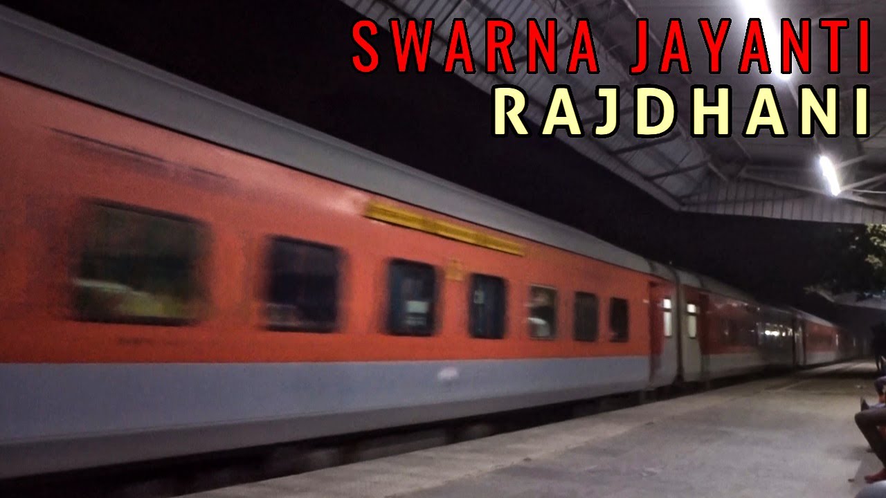 12958 New Delhi - Ahmedabad Swarna Jayanti Rajdhani Express !! - YouTube