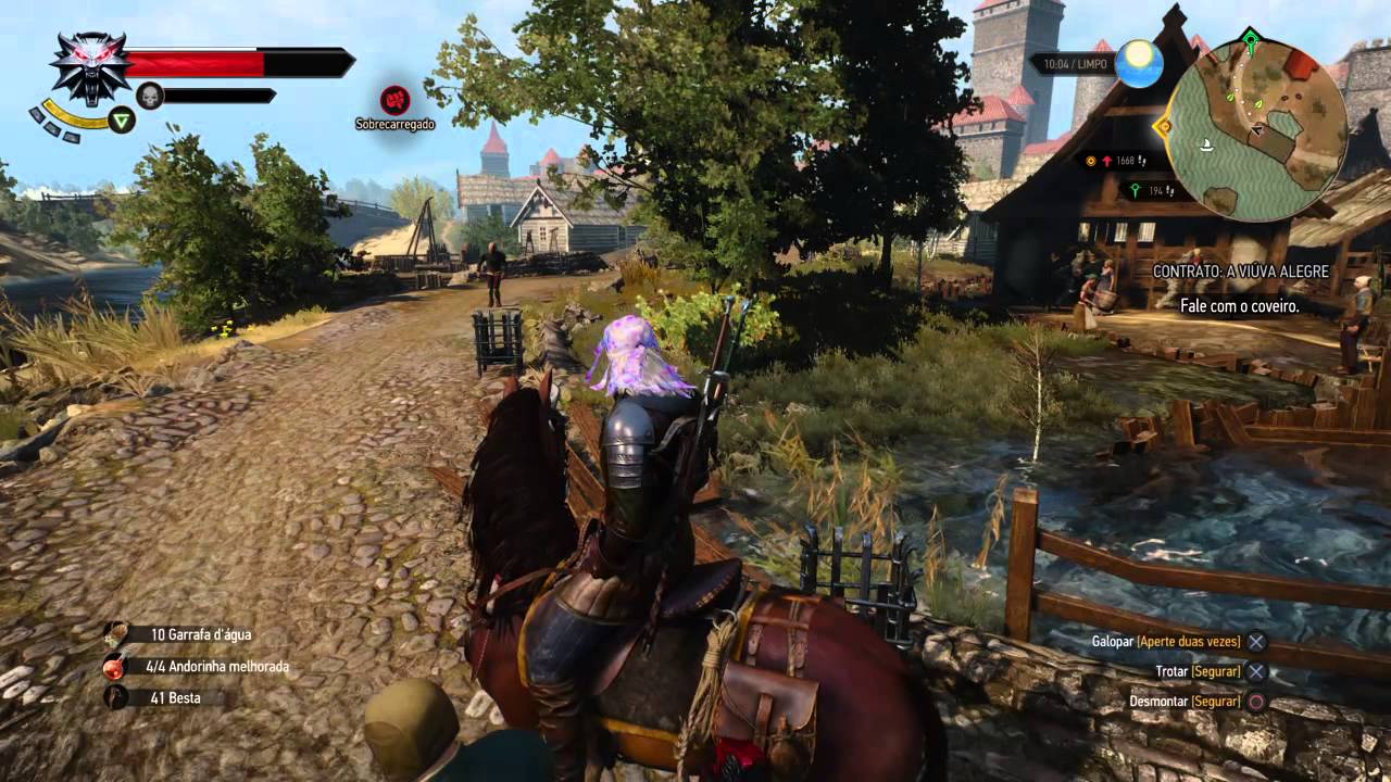 The Witcher 3: Wild Hunt hair bug - YouTube
