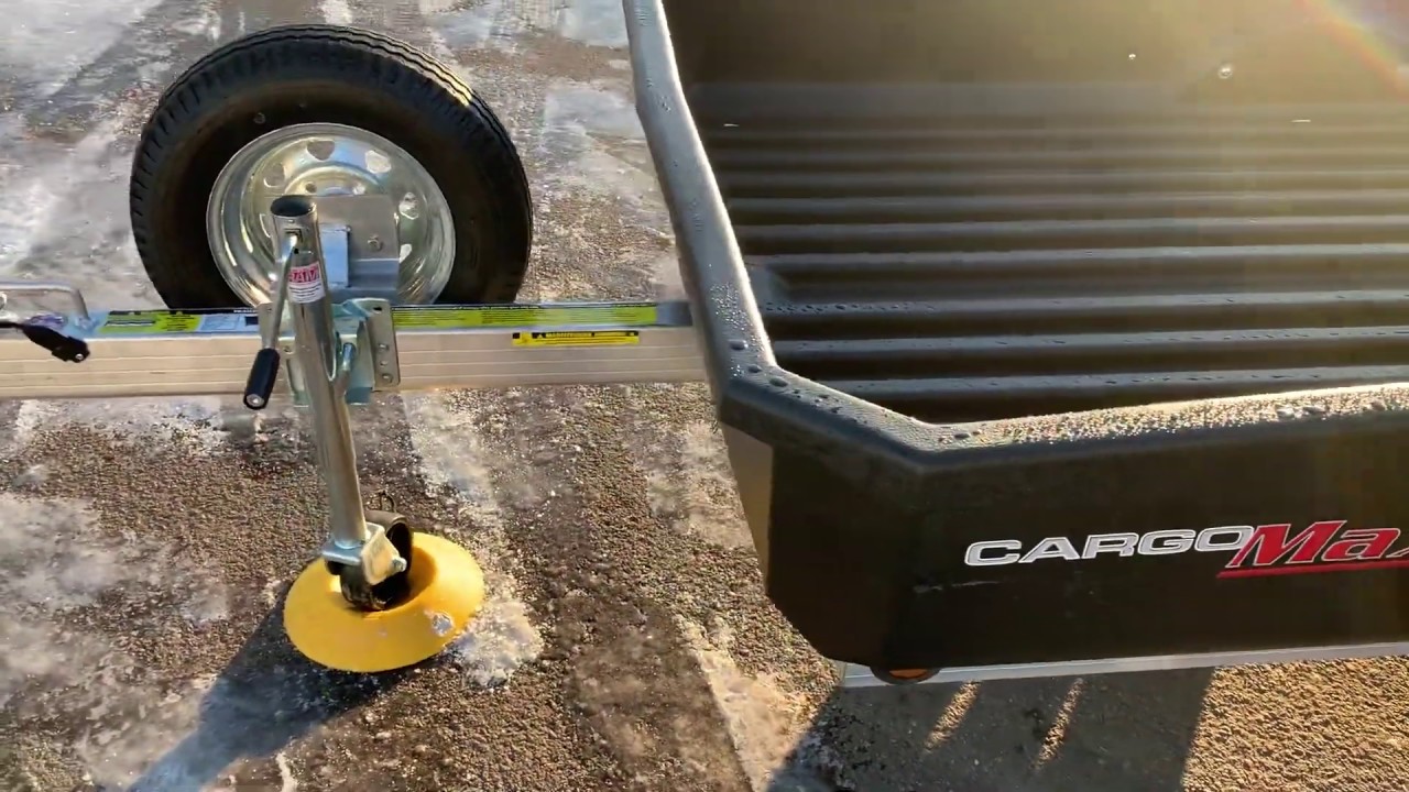 2020 Cargo Max 57” x 8’ Utility Trailer - YouTube