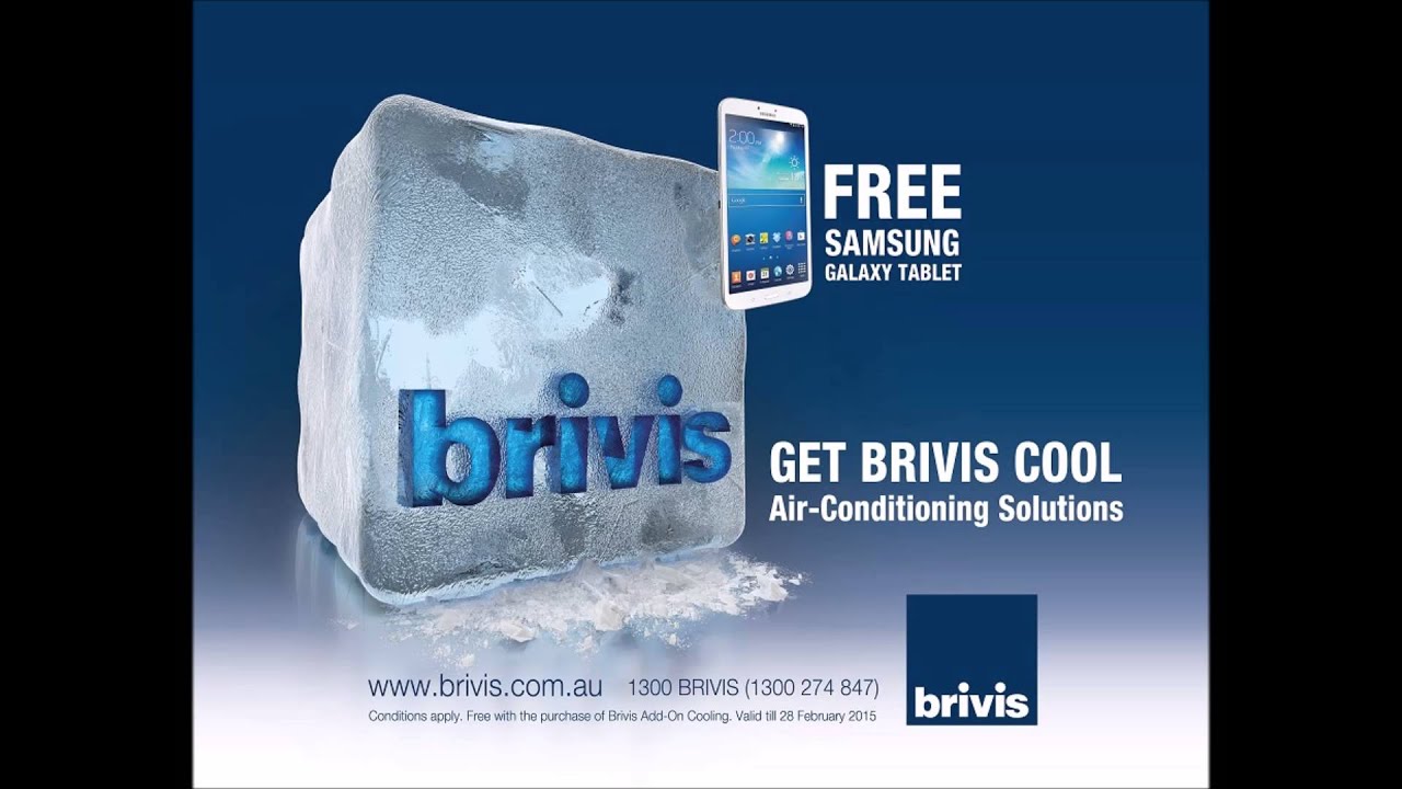 Brivis Cooler Samsung Galaxay Tab Radio Ad - YouTube
