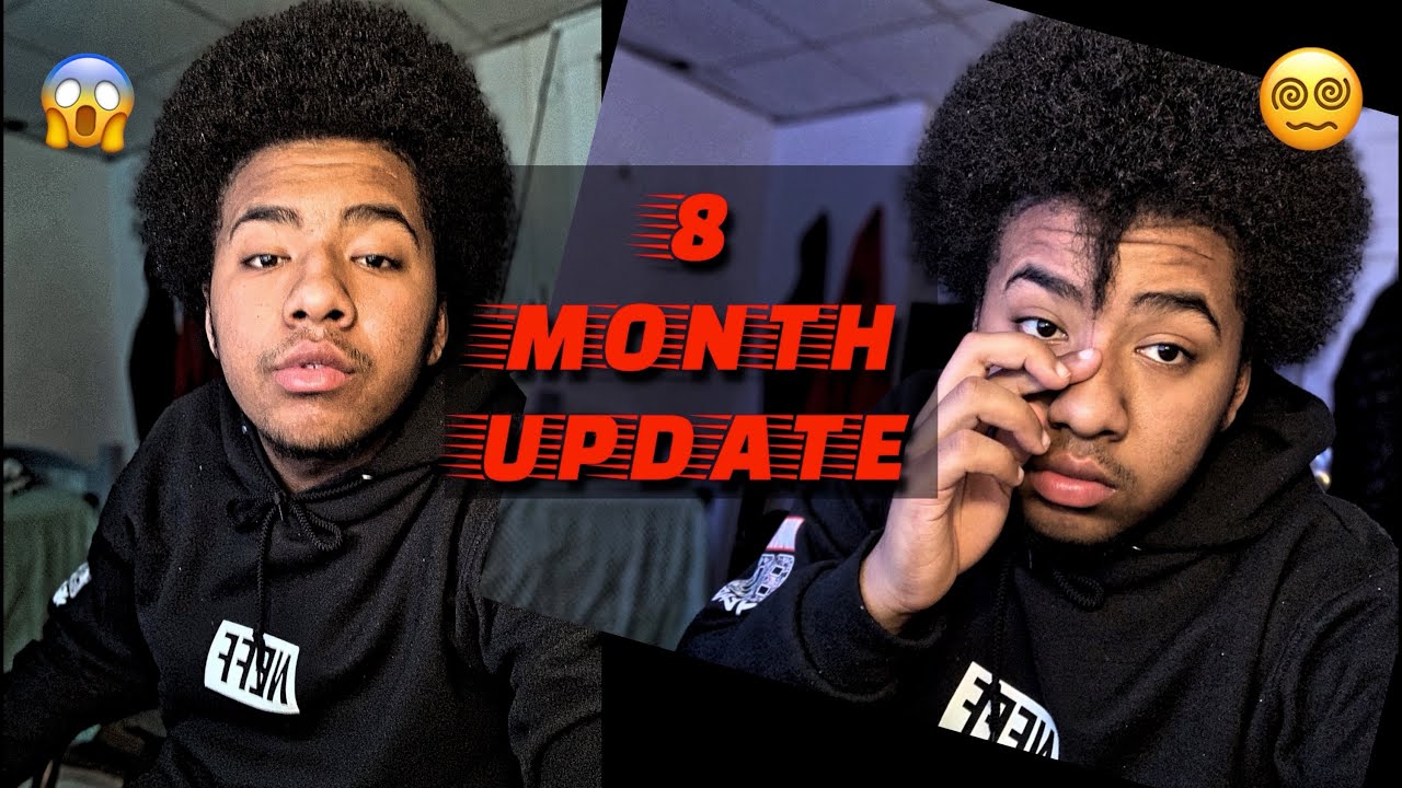 8 MONTHS AFRO JOURNEY UPDATE!!! - YouTube