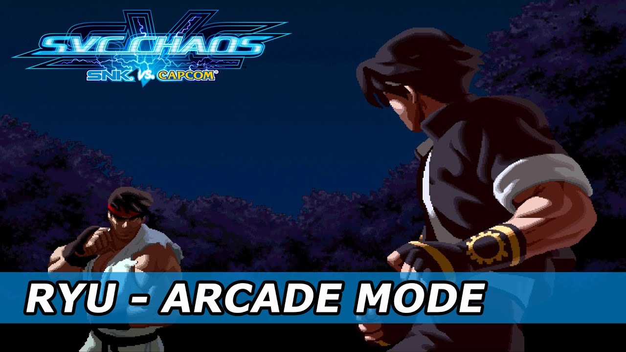 SVC Chaos: SNK vs. Capcom - Ryu - Arcade Mode/1080p 60fps/PCSX2 - YouTube