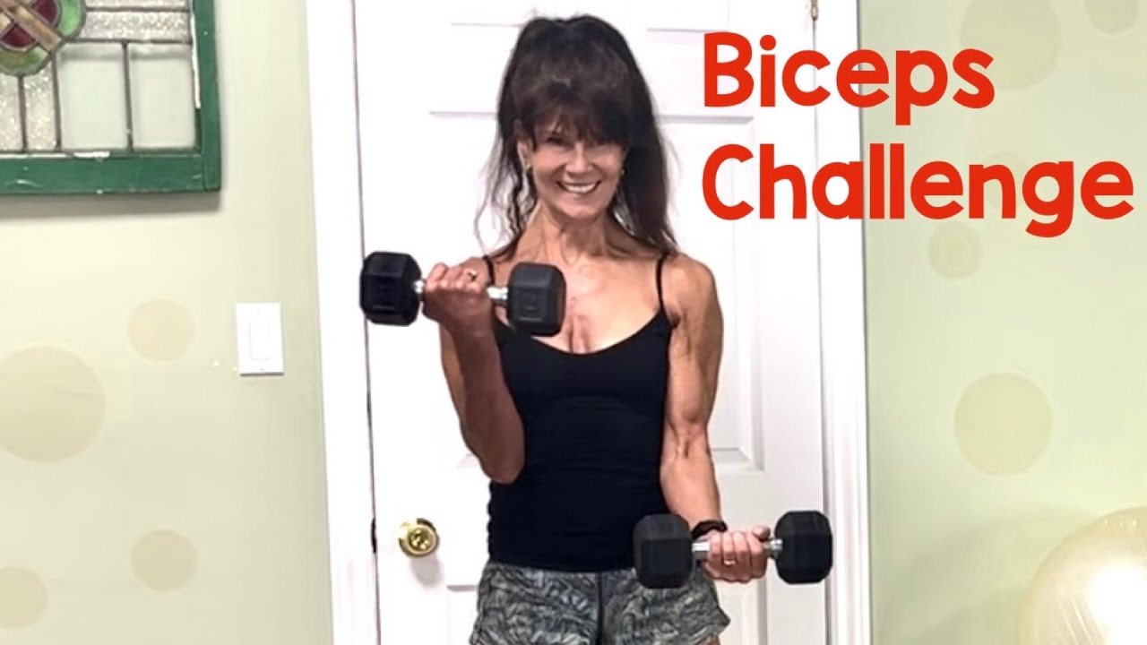 July Biceps Challenge with Dumbbells - YouTube