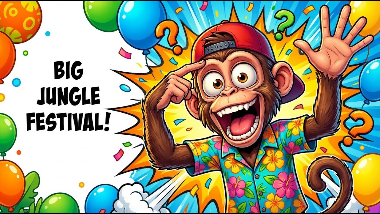 Max the Crazy Monkey & The Big Jungle Festival | Crazy Animal Cartoon - YouTube
