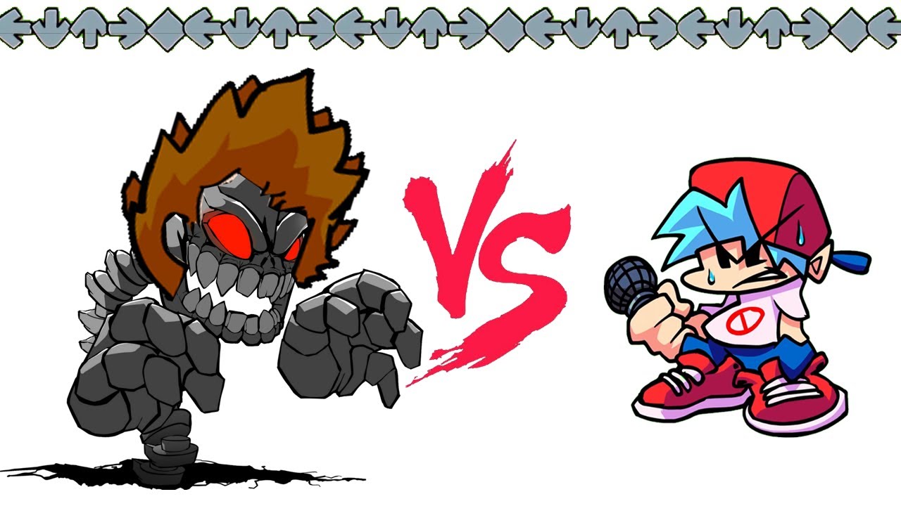 FnF God Eater Tricky VS Poor Boyfriend | FNF ANIMATION - YouTube