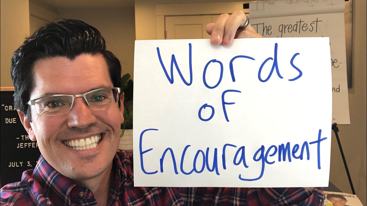 Words Of Encouragement - Stephen Gardner - YouTube