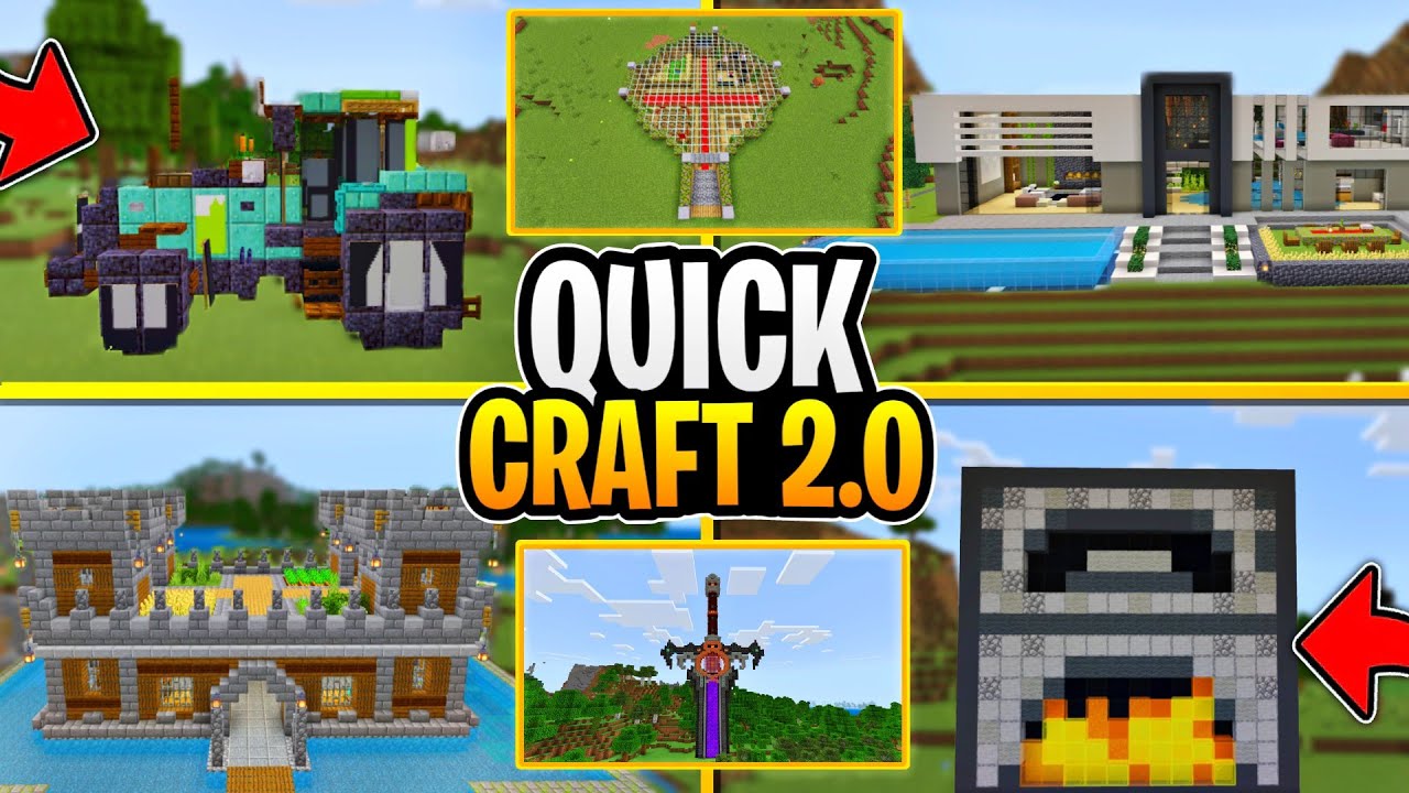 Instant Build Mod For Minecraft PE | Spawn Farm Addon Mcpe 1.20 - YouTube