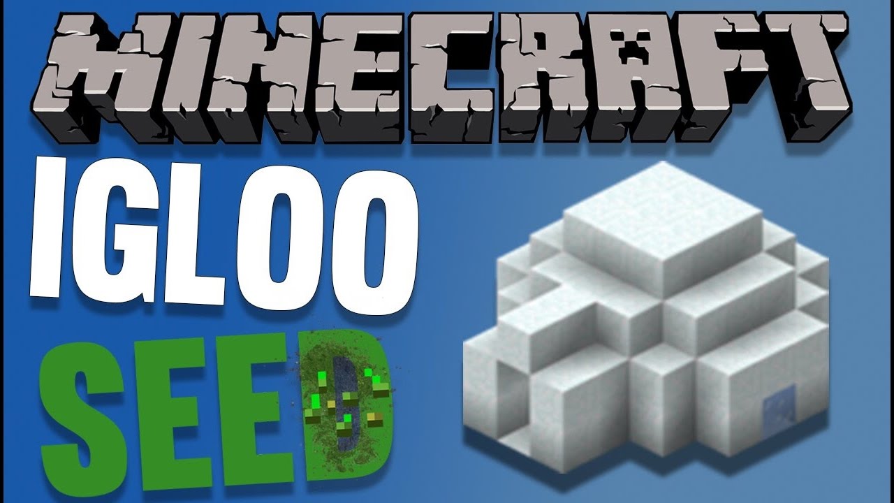 [1.10.2] Minecraft Igloo at spawn seed! - YouTube