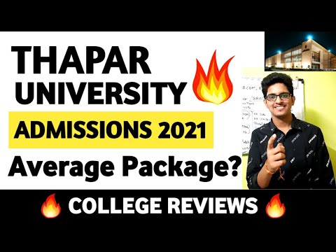 Thapar University | College Campus | Fees, Hostels, Placements ...