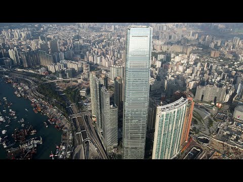 International Commerce Centre ICC - Highest building in Hong Kong, 4K ...