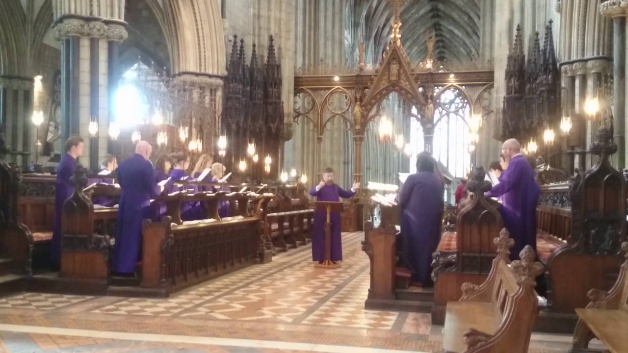 Choir practice at Worcester Cathedral - YouTube