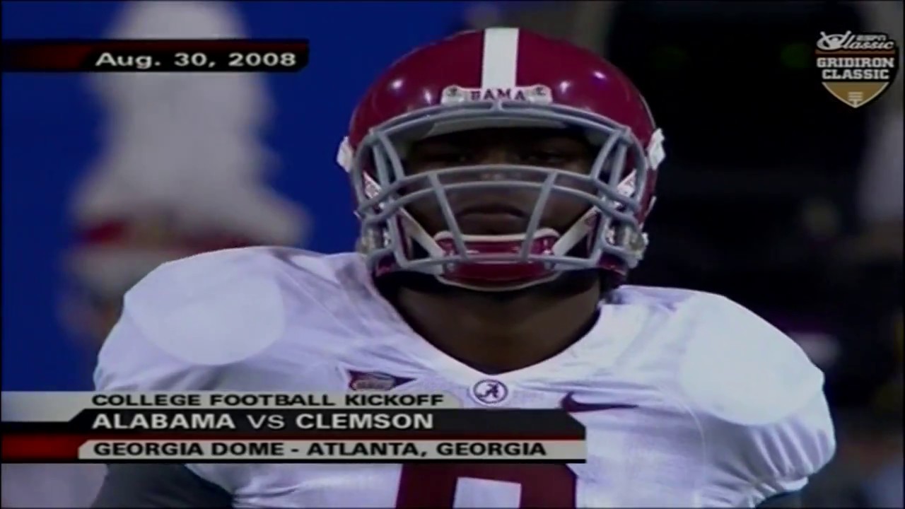2008 #24 Alabama vs. #9 Clemson (HD) - YouTube