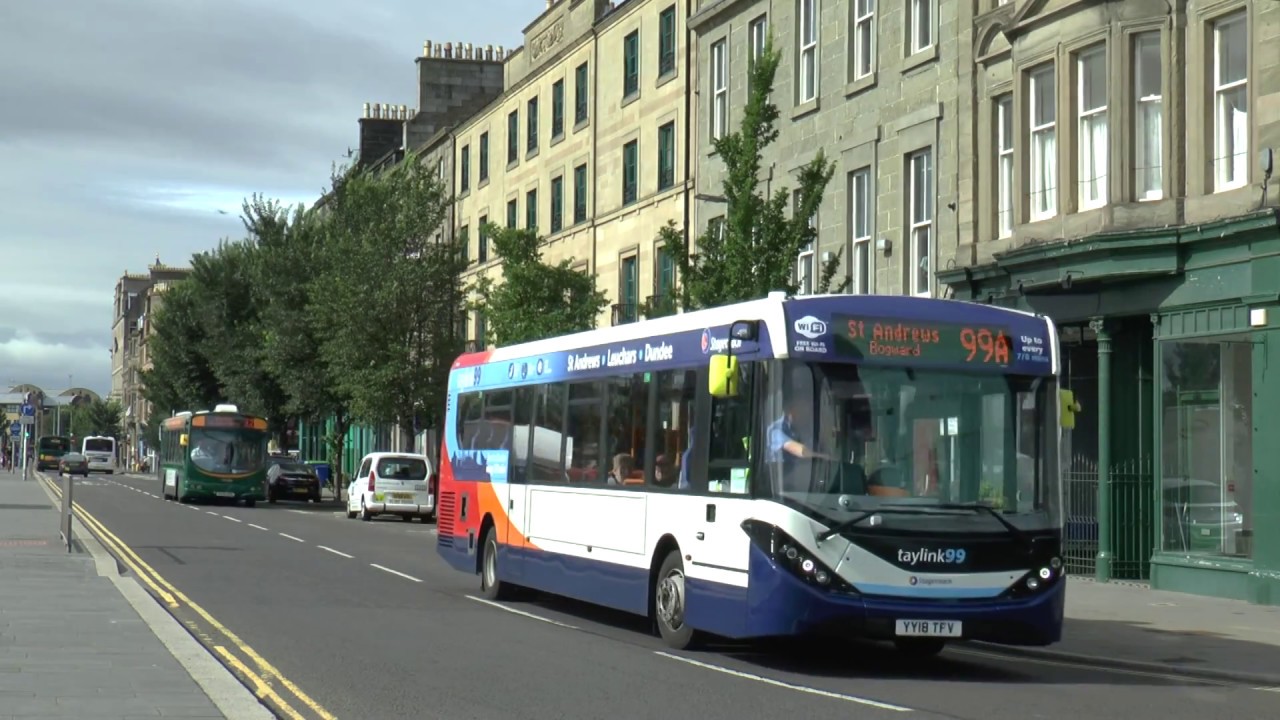 DUNDEE BUSES AUG 2018 - YouTube