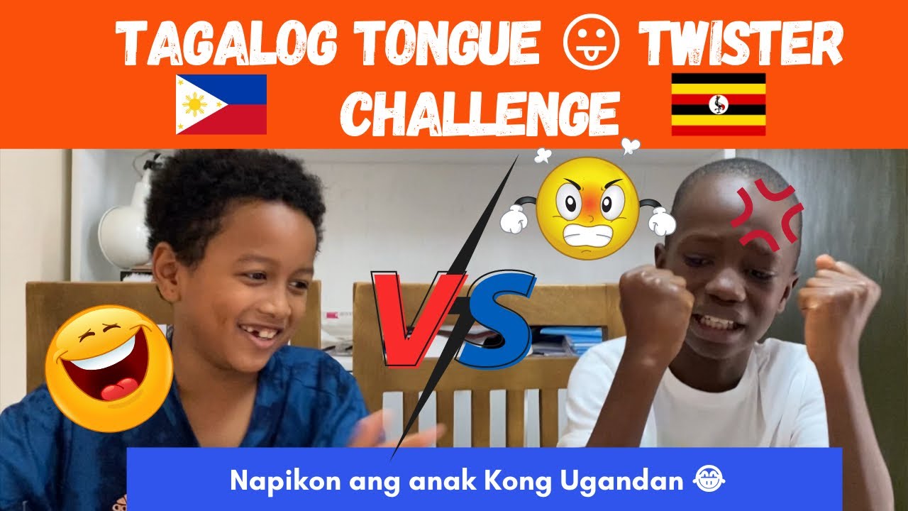 Fun Games for Kids | 5 Tagalog 🇵🇭 Tongue Twister | Filipino-Ugandan ...