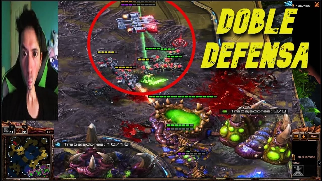 SC2 | ZvT Me atacan expa y DROP a la vez! - YouTube