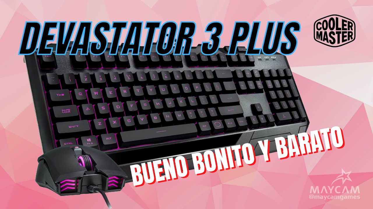 😮 Teclado DEVASTATOR 3 PLUS de COOLER MASTER | Unboxing en ESPAÑOL - YouTube