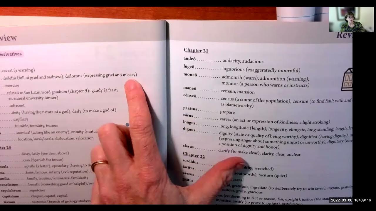 Review Latin for Children Primer A Ch 19, 20, 21, 22 - YouTube