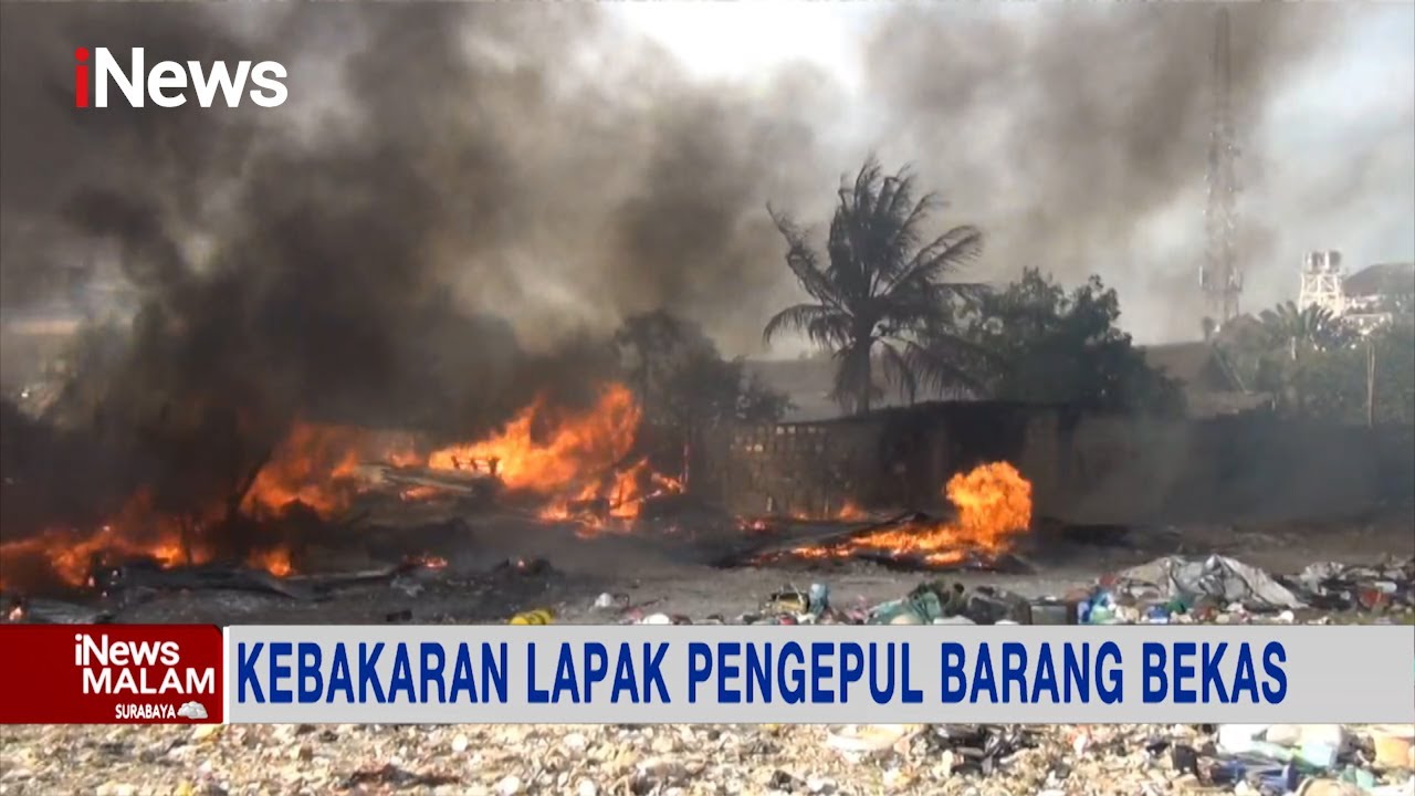 Akibat Diduga Akibat Ledakan Tabung Gas, Lapak Pengepul Barang Bekas # ...