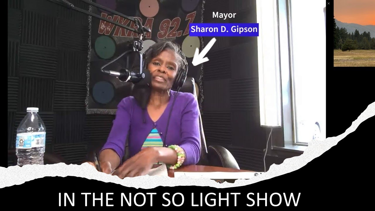 The Not So Light Show - With Mayor Sharon D. Gipson - YouTube