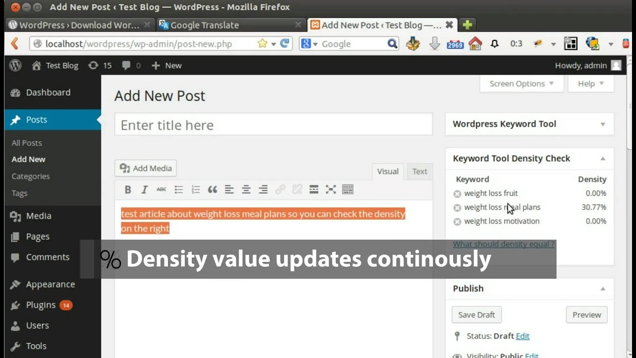 WordPress keyword tool v2 - YouTube