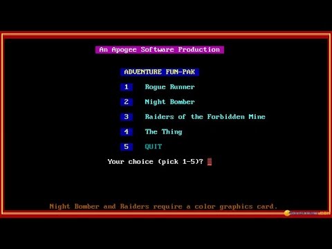 Adventure Fun-Pak gameplay (PC Game, 1987) - YouTube
