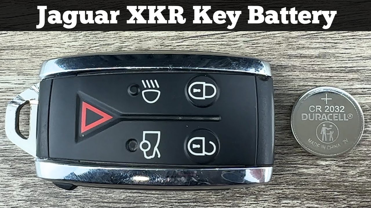 2007 2014 JAGUAR XKR Key Fob Battery Replacement How To Replace
