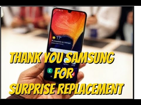 SAMSUNG A50 || Thank you Samsung for Surprise Replacement || Happy with ...
