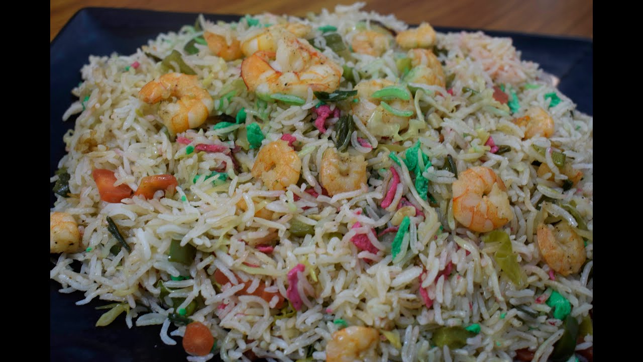 Chinese Prawn Rice | Top Recipe | By Lubna's Food Recipes - YouTube