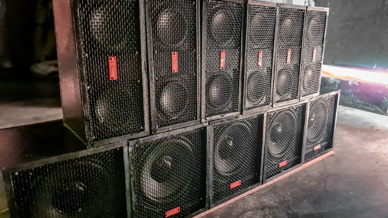 Mini DJ No.1 5 Bass 6 Line Array Setup - YouTube