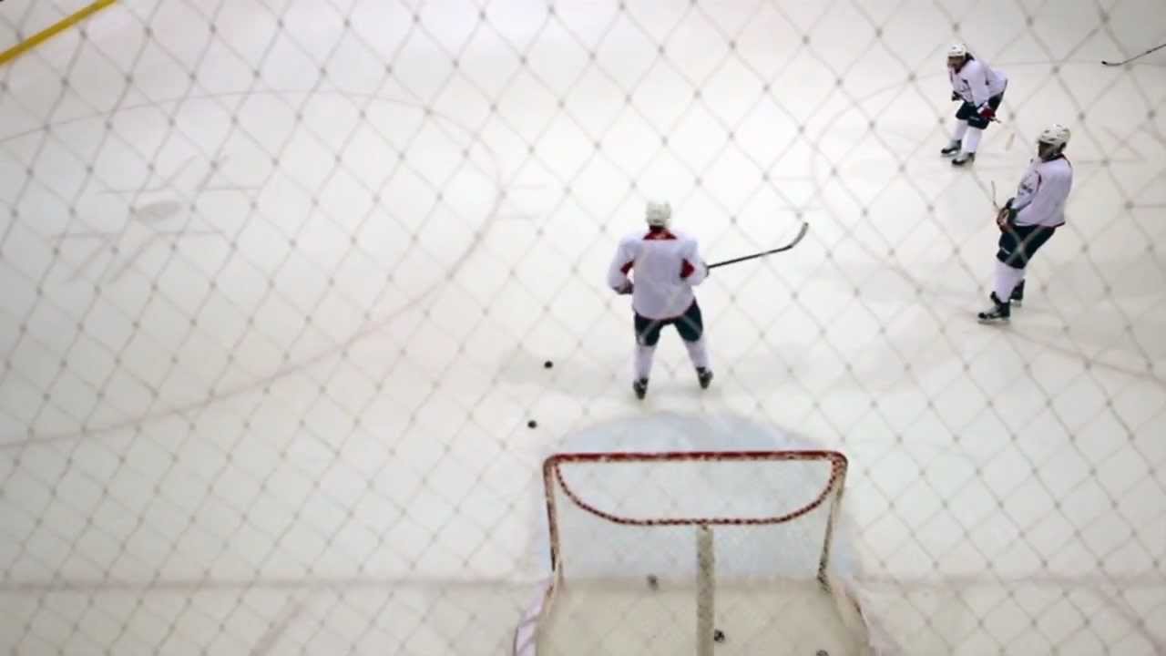 Washington Capitals Practice Drills: Tip-Ins & Deflections - YouTube