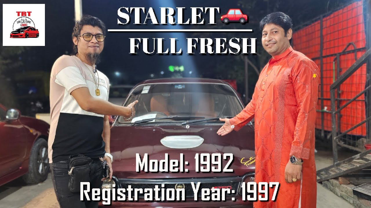 Starlet Car || Full Fresh Condition || Model: 1992 || Registration Year ...