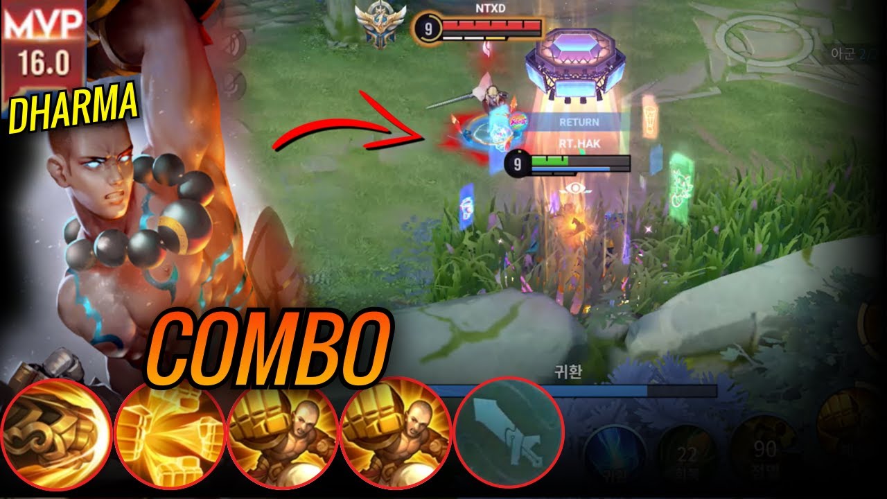 HOW TO GET MVP IN CLASH LANE? LEGENDARY DHARMA / Honor of kings,王者荣耀 ...