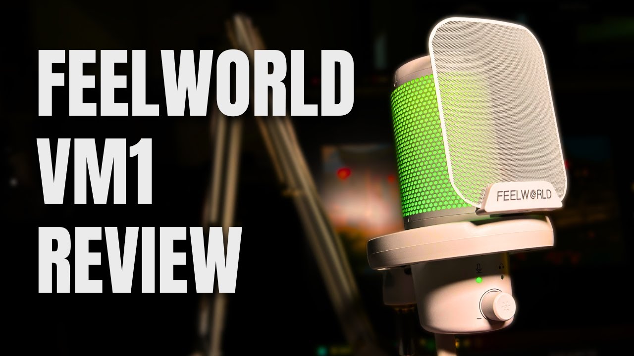 Feelworld VM1 USB RGB Condenser Microphone Review - YouTube