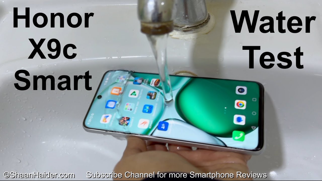 Honor X9c Smart - WATER TEST - YouTube