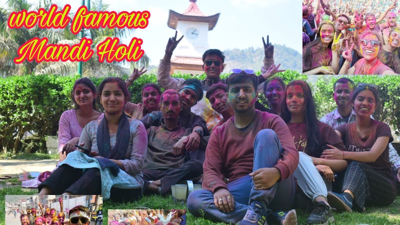 World Famous Mandi री Holi celebrate with friends #mandiholi # ...