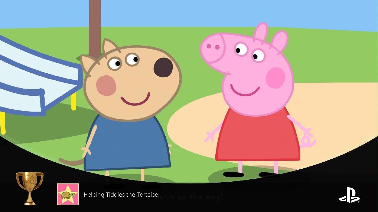 My Friend Peppa Pig: Helping Tiddles the Tortoise. (GOLD) Trophy - YouTube