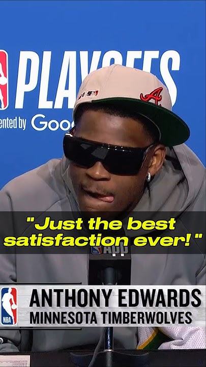 Anthony Edwards' WINNER Mindset After Game 4 vs GSW - YouTube