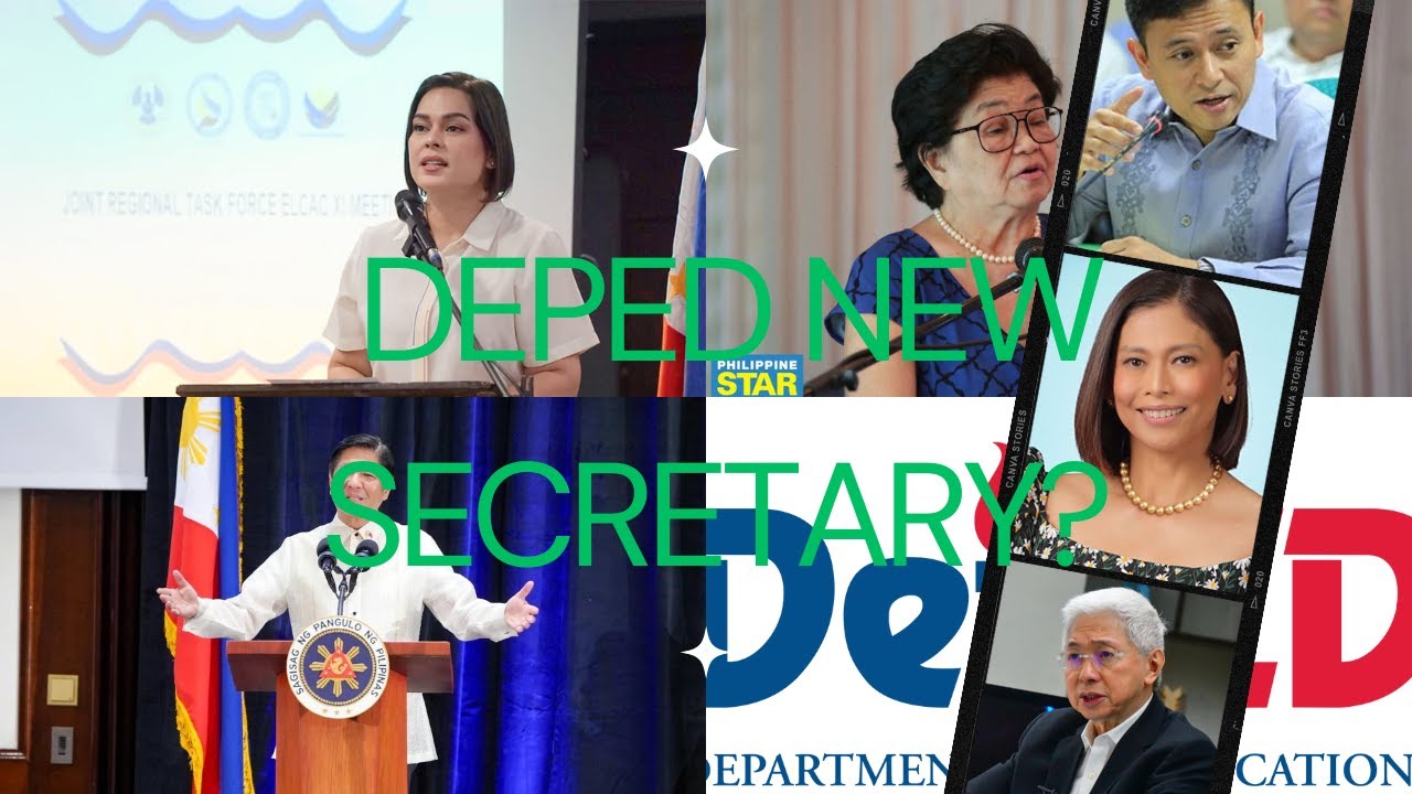 SINO ANG GUSTO MONG MAGING BAGONG DEPED SECRETARY ? - YouTube