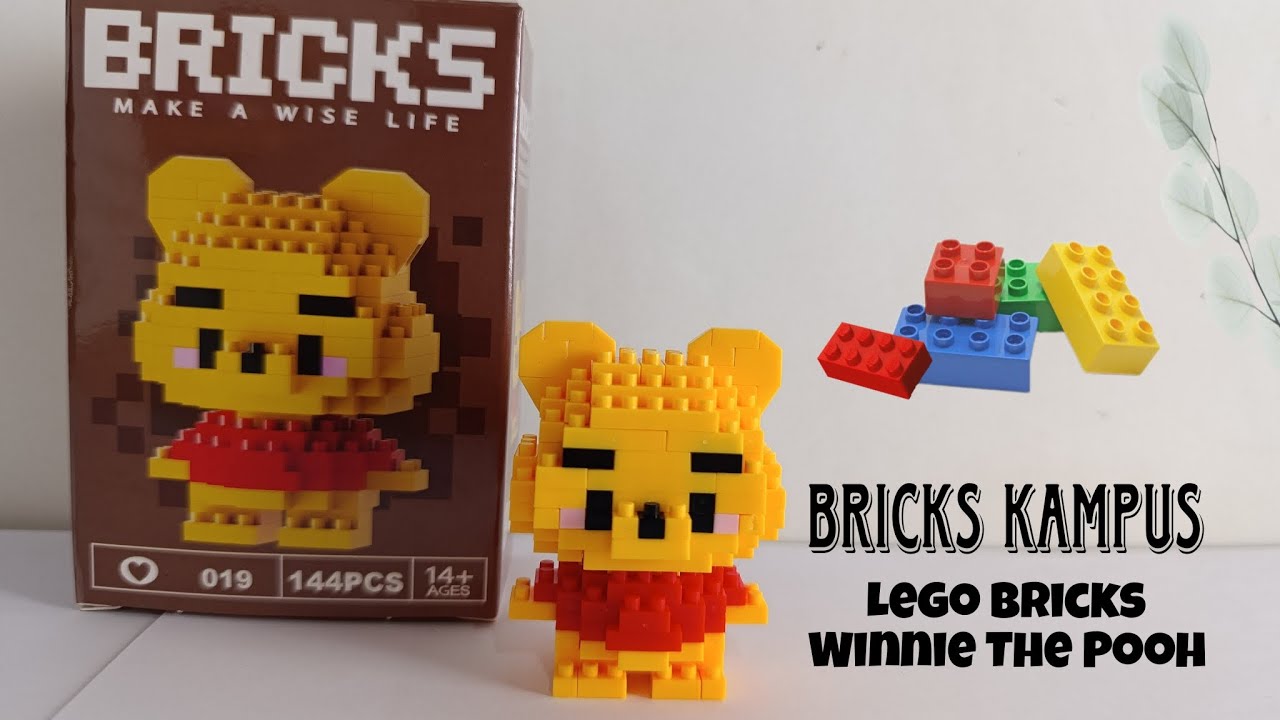 How to Build Lego Bricks Winnie The Pooh || Tutorial Cara Membuat ...