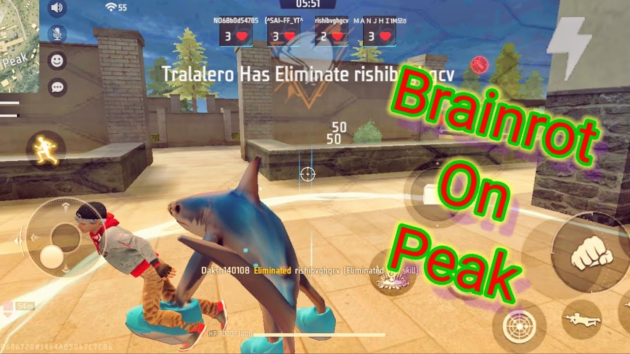 Among Us In Free Fire 🔥 Brainrot On Peak 🤩 All Updates By Damaging ...