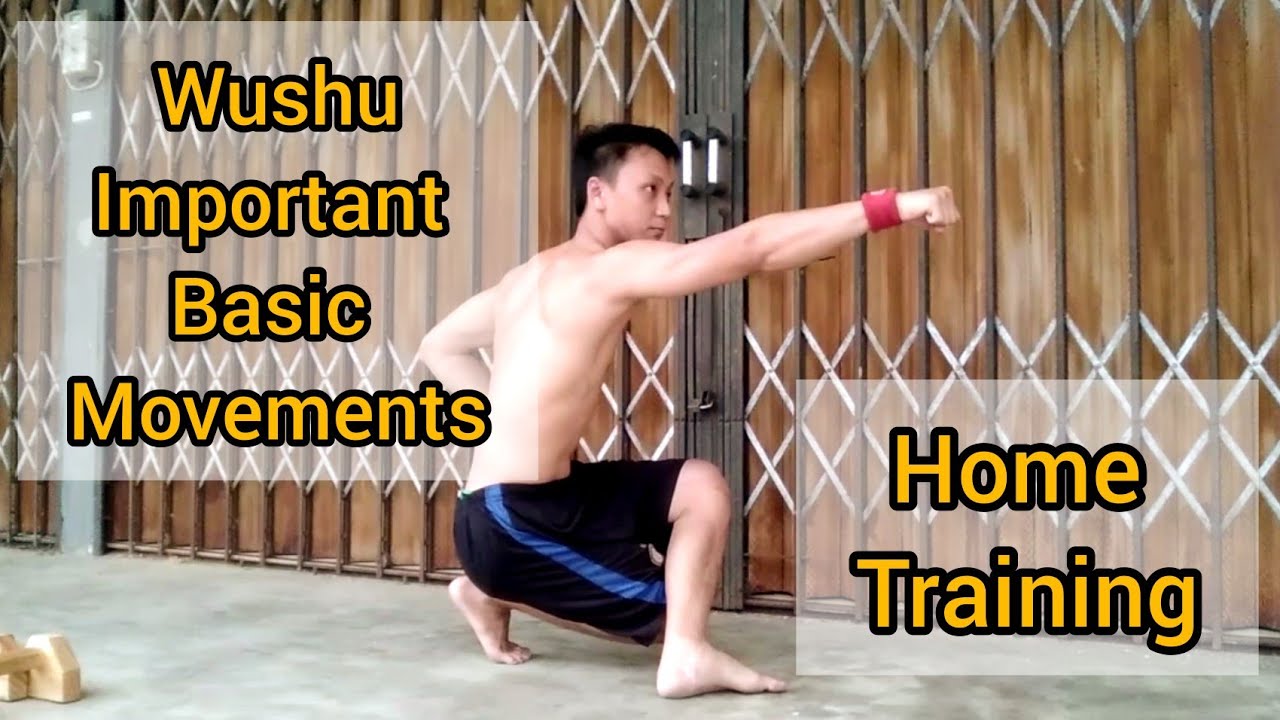 Wushu Important Basic Movements - Home Training (Beginner to Intermediate Level) - YouTube