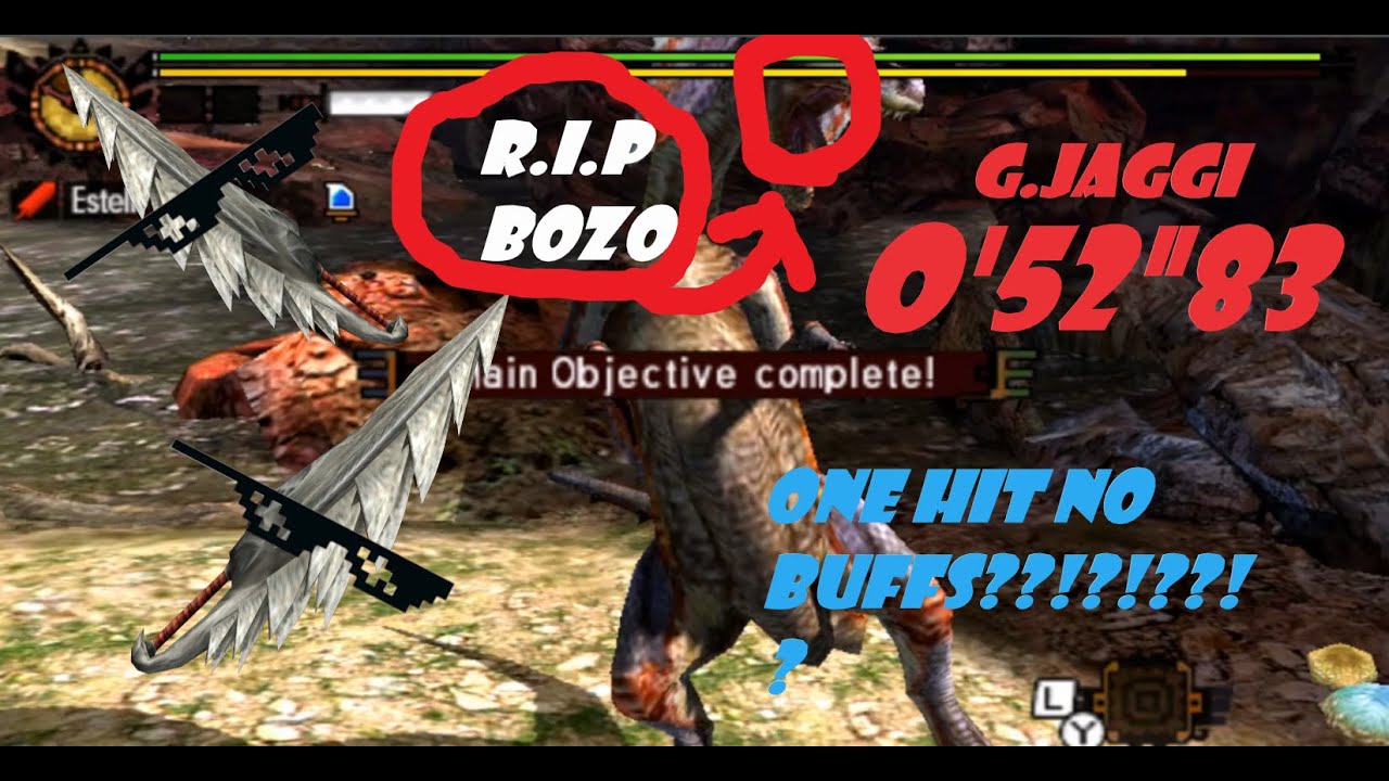 MH4U/4G - GREAT JAGGI/ SHOVEL GS / 0"52'83 / NEW 4U GS META (LR Caravan ...