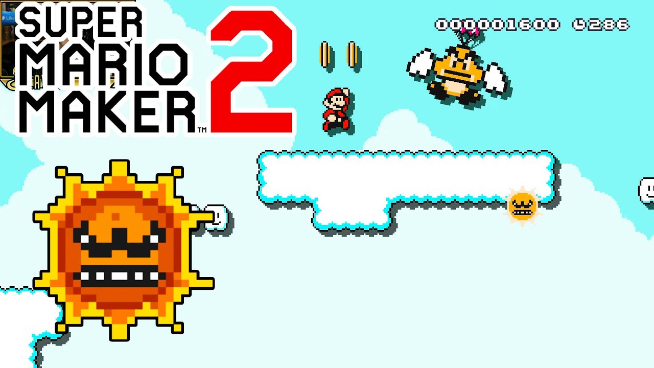 I Made the Sun Angry : (Mario Maker 2 Nintendo Switch Part 9) - YouTube