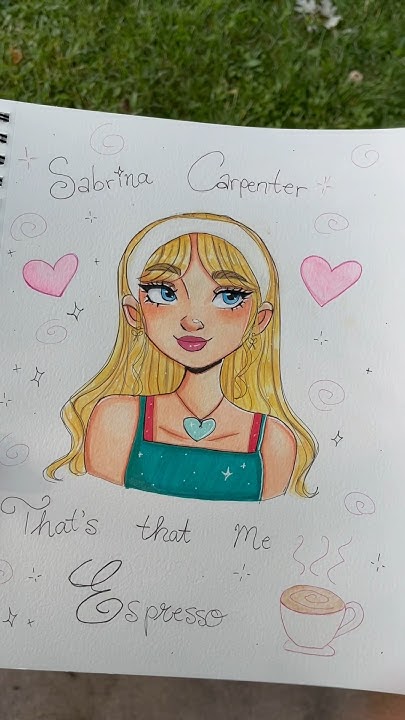 Sabrina Carpenter Fanart #espresso #pleasepleaseplease - YouTube