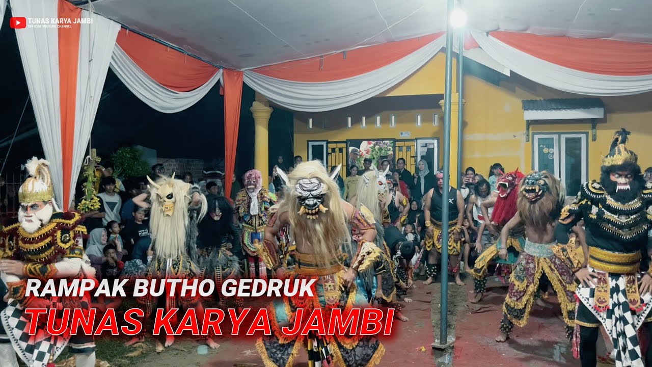 RAMPAK BUTO GEDRUK TERBARU | KESENIAN TRADISIONAL INDONESIA JARANAN ...