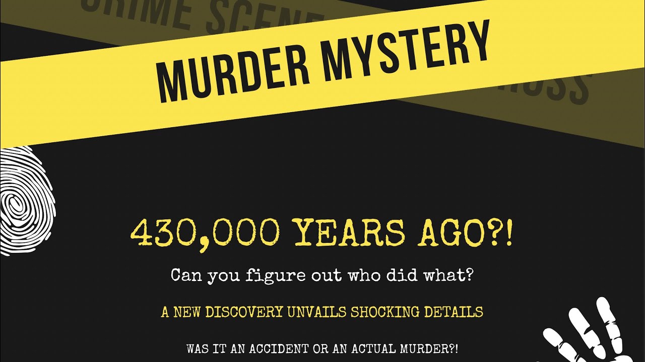 "Uncovering the World's Oldest Murder Mystery: The Shocking 430,000 ...