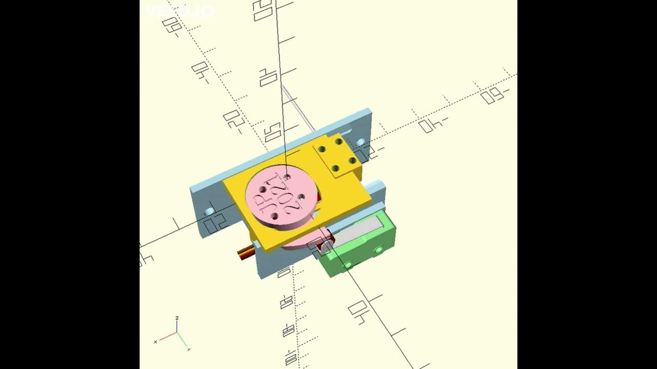 Animation from OpenSCAD - YouTube